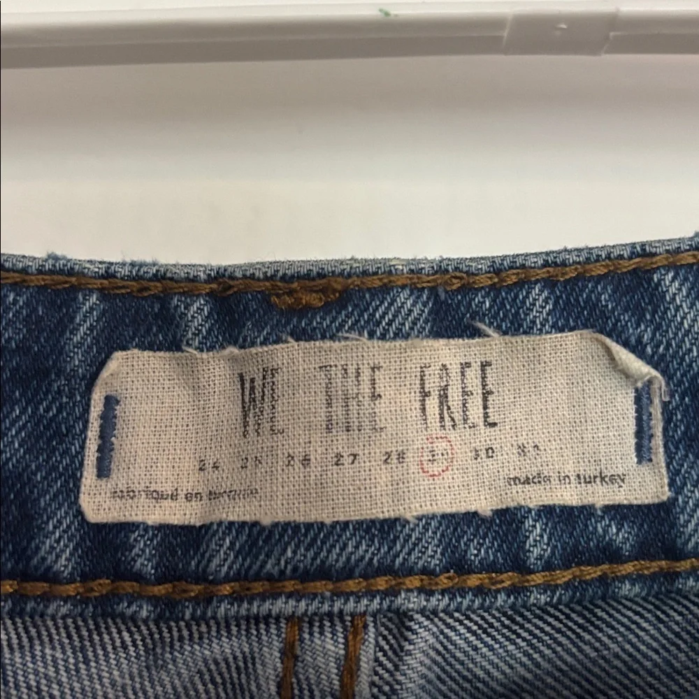 We The Free | Jeans | We The Free Classic Blue Straight Frayed Denim ...